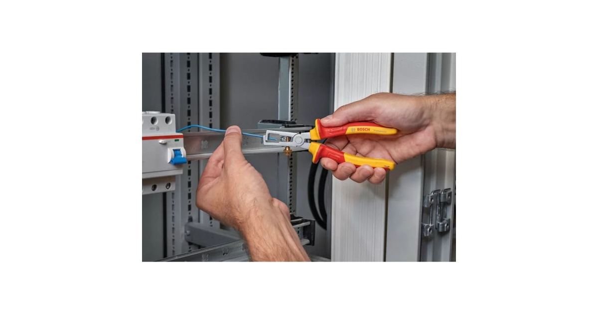 Bosch Professional VDE Abisolier-Zange Professional 160mm rot/gelb