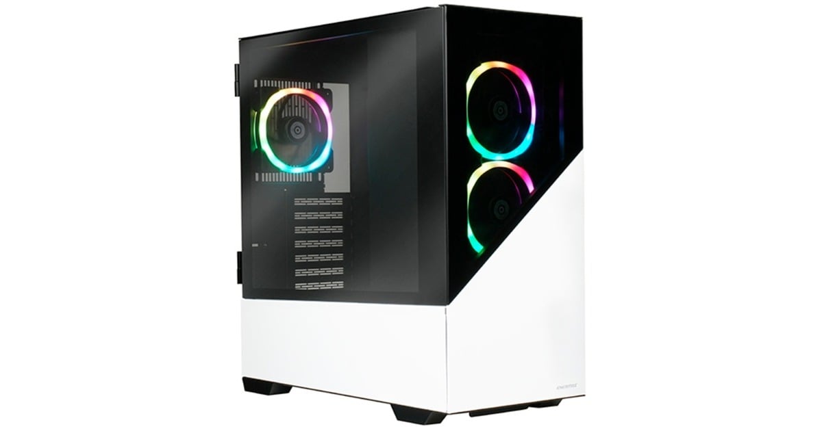 Enermax K 8 ARGB, Tower-Gehäuse weiß, Tempered Glass
