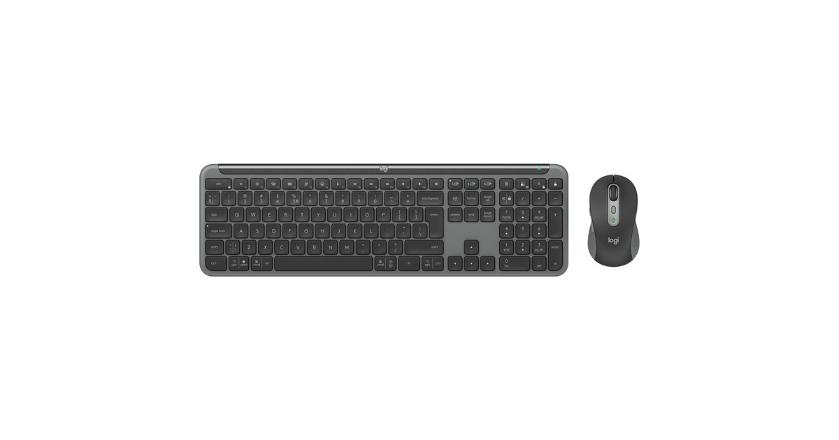 Logitech Signature Slim Combo MK950 for Business, Desktop-Set graphit ...