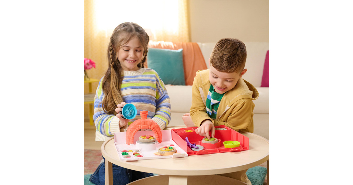 Spin Master Kinetic Sand - Squish Pizza Set, Spielsand 453 Gramm Sand