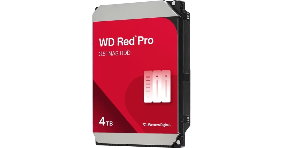 WD Red Pro NAS-Festplatte 4 TB SATA 6 Gb/s, 3,5" Outlet