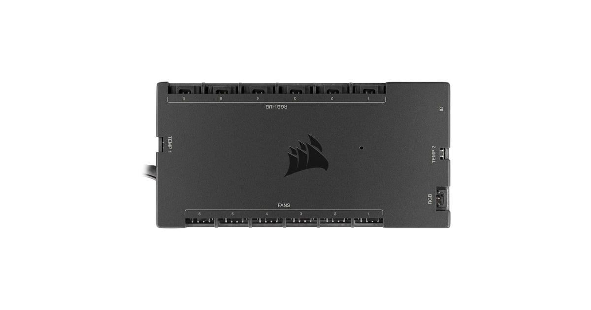 Corsair iCUE COMMANDER CORE XT, Lüftersteuerung schwarz Outlet