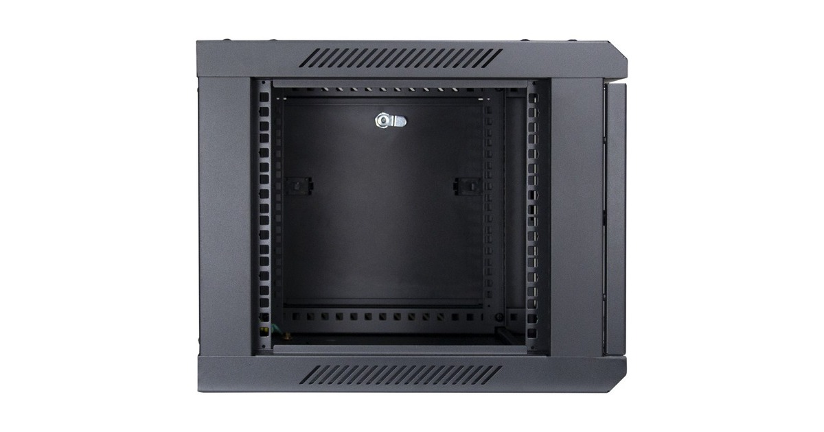 Inter-Tech Wandgehäuse SMA-6406, IT-Schrank schwarz, 6HE