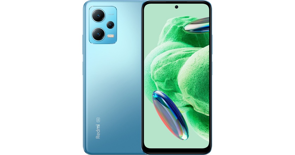 Xiaomi Redmi Note 12 5G 128GB, Handy Ice Blue, Android 12, Dual SIM, 4 ...