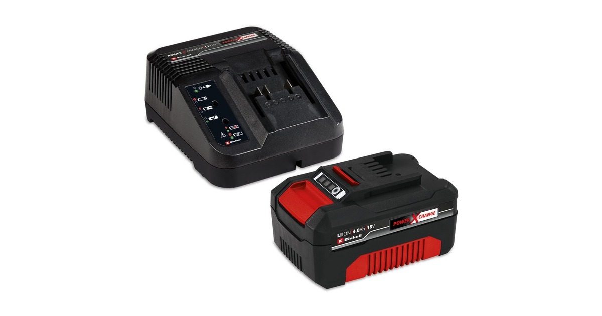 EINHELL Power X-Change Akku-Rasenmäher-Set GE-CM 18/30 + Rasentrimmer ...