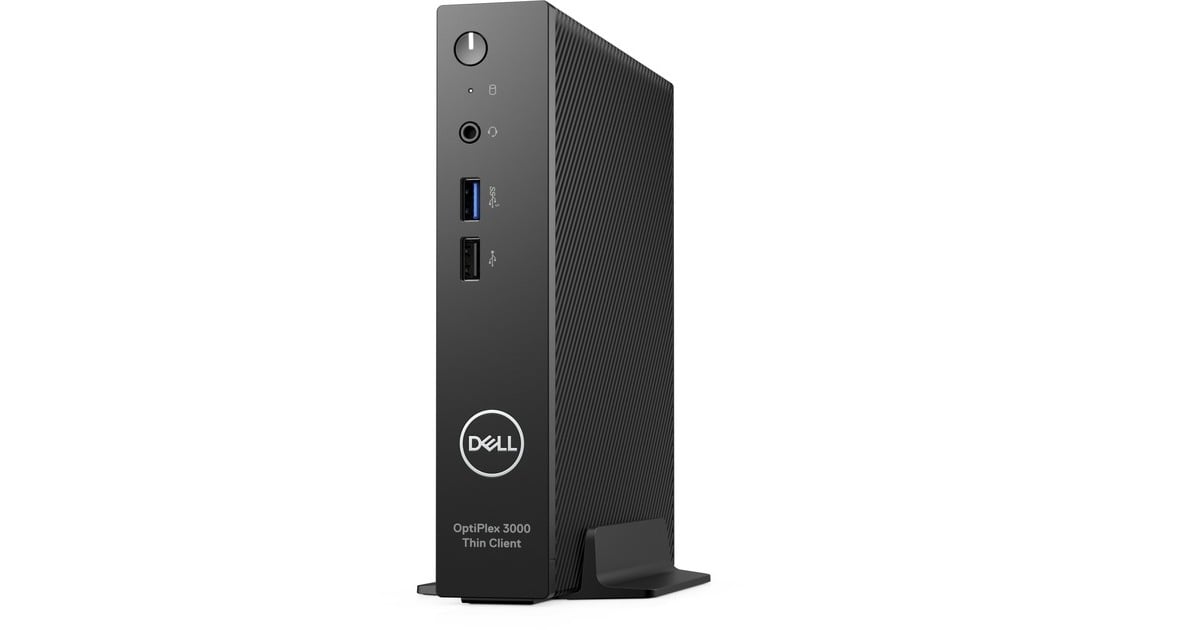 Dell OptiPlex 3000 Thin Client (TNGGM), Mini-PC schwarz, Wyse ThinOS