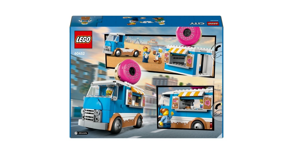 LEGO 60452 City Donut Truck, Konstruktionsspielzeug