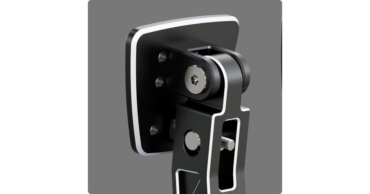 MOZA CRP Pedals, Pedale schwarz/gold