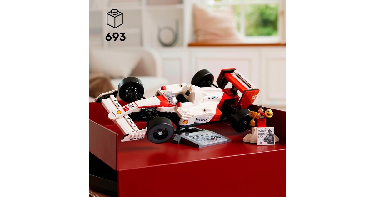 LEGO 10330 Icons McLaren MP4/4 & Ayrton Senna, Konstruktionsspielzeug