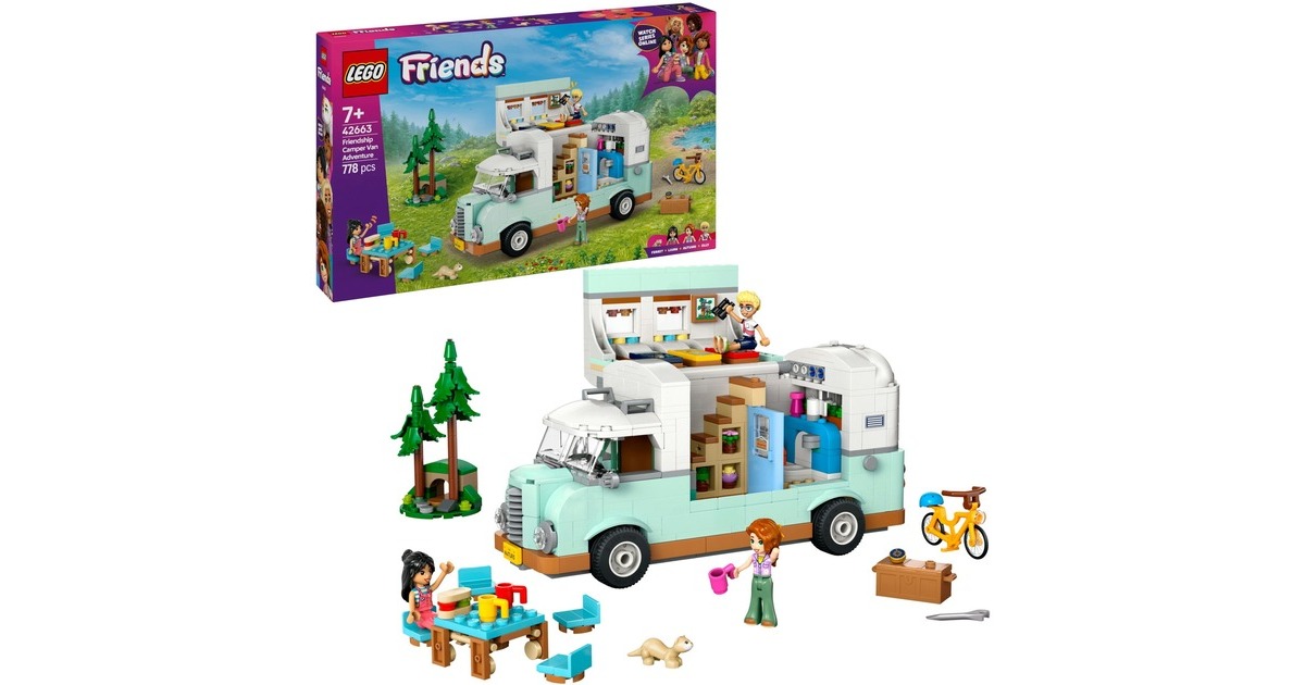 LEGO 42663 Friends Wohnmobil, Konstruktionsspielzeug