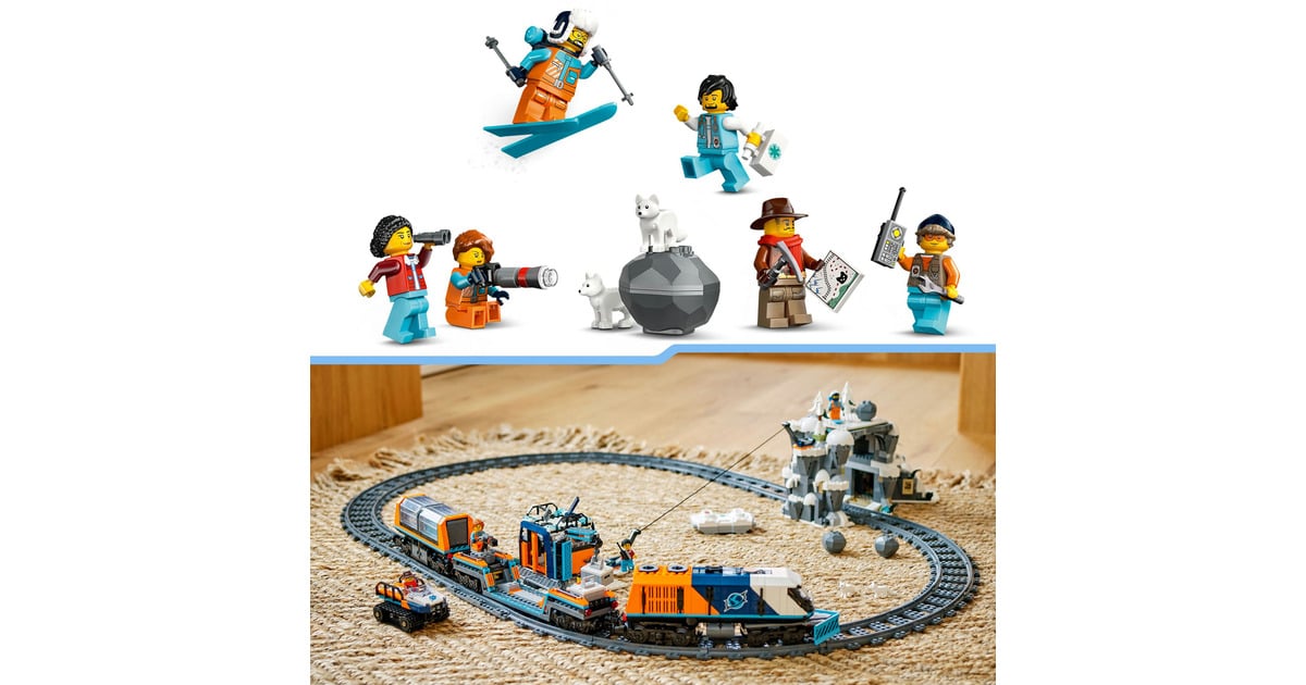 LEGO 60470 City Arktis-Polarexpress, Konstruktionsspielzeug
