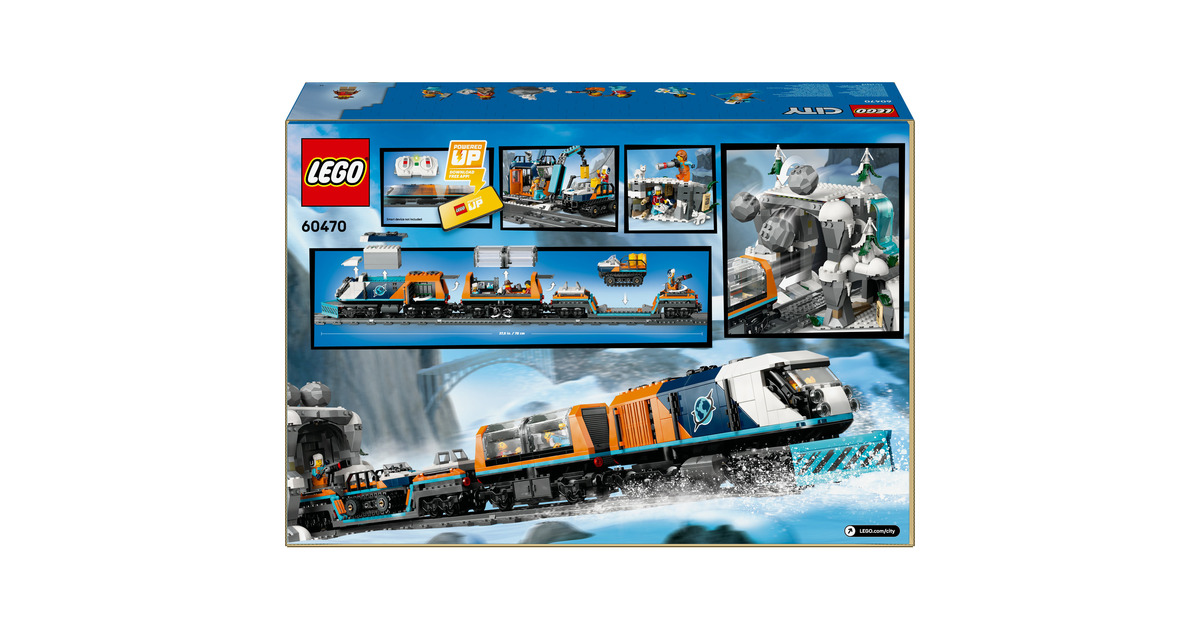 LEGO 60470 City Arktis-Polarexpress, Konstruktionsspielzeug