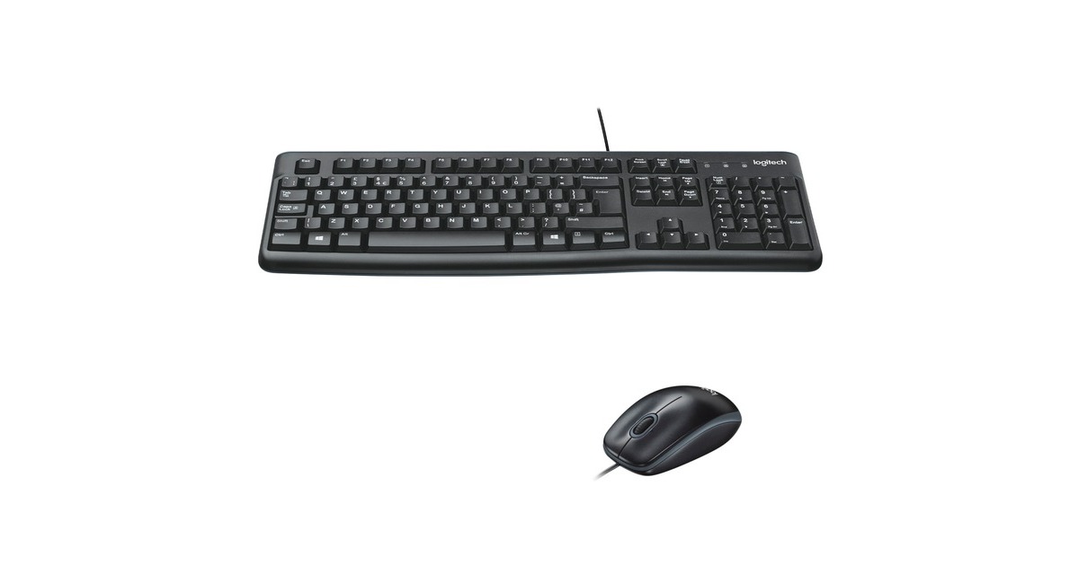 Logitech Desktop MK120, Desktop-Set schwarz, DE-Layout