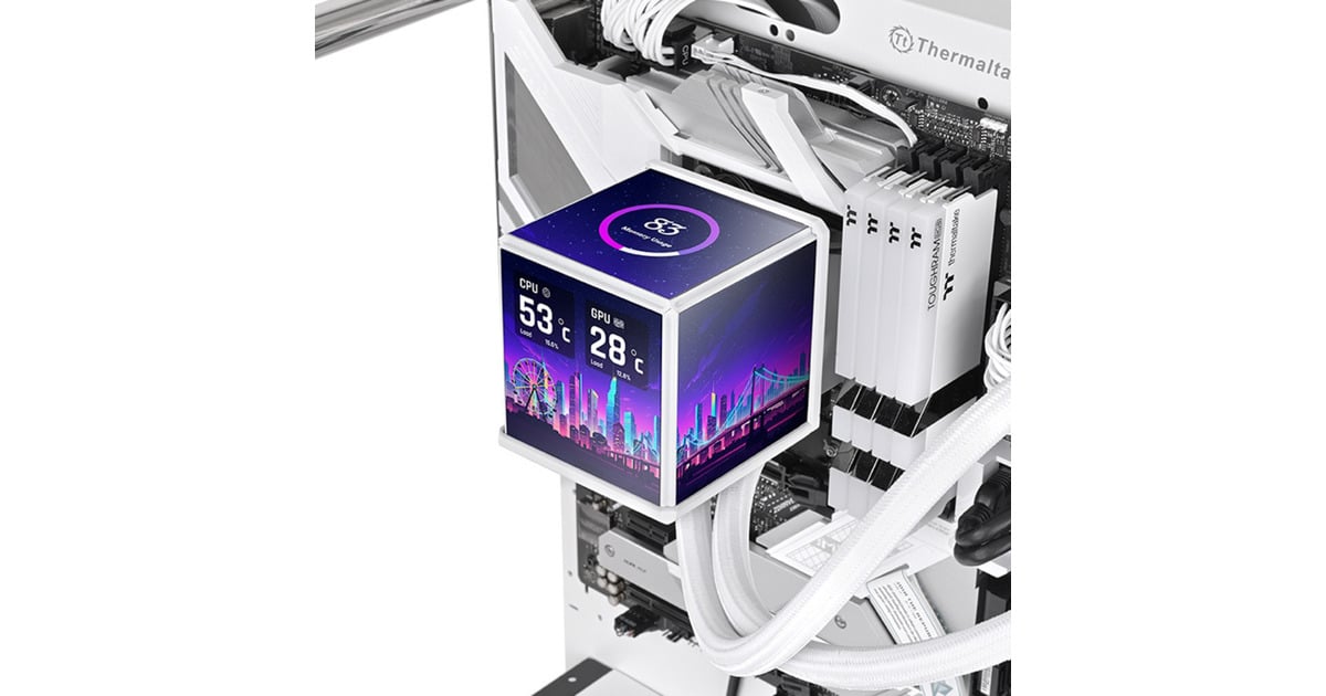 Thermaltake Minecube 360 Ultra ARGB, Wasserkühlung weiß
