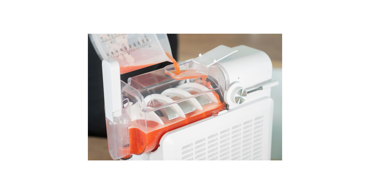 Unold Slush-Eismaschine SUSI weiß, für 1.500ml Slush, 220 Watt Kompressor