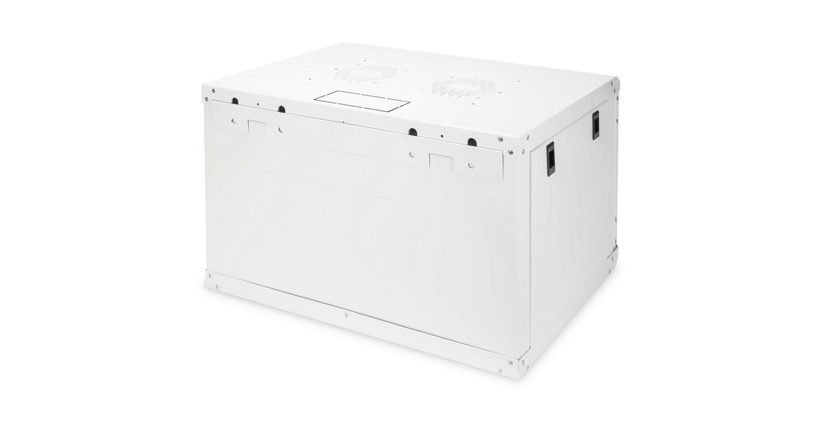 Digitus Wandgehäuse DN-19 07-U-EC, IT-Schrank hellgrau, 7 Höheneinheiten