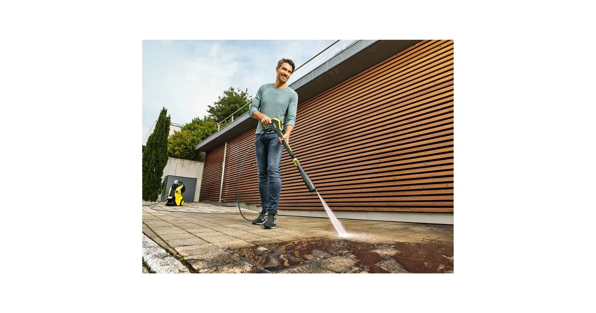 Kärcher Hochdruckreiniger K 5 Premium Smart Control Flex gelb/schwarz, Bluetooth, LCD-Display ...