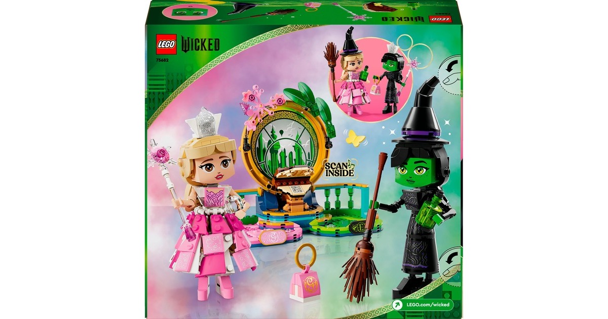 LEGO 75682 Wicked Elphaba und Glinda, Konstruktionsspielzeug