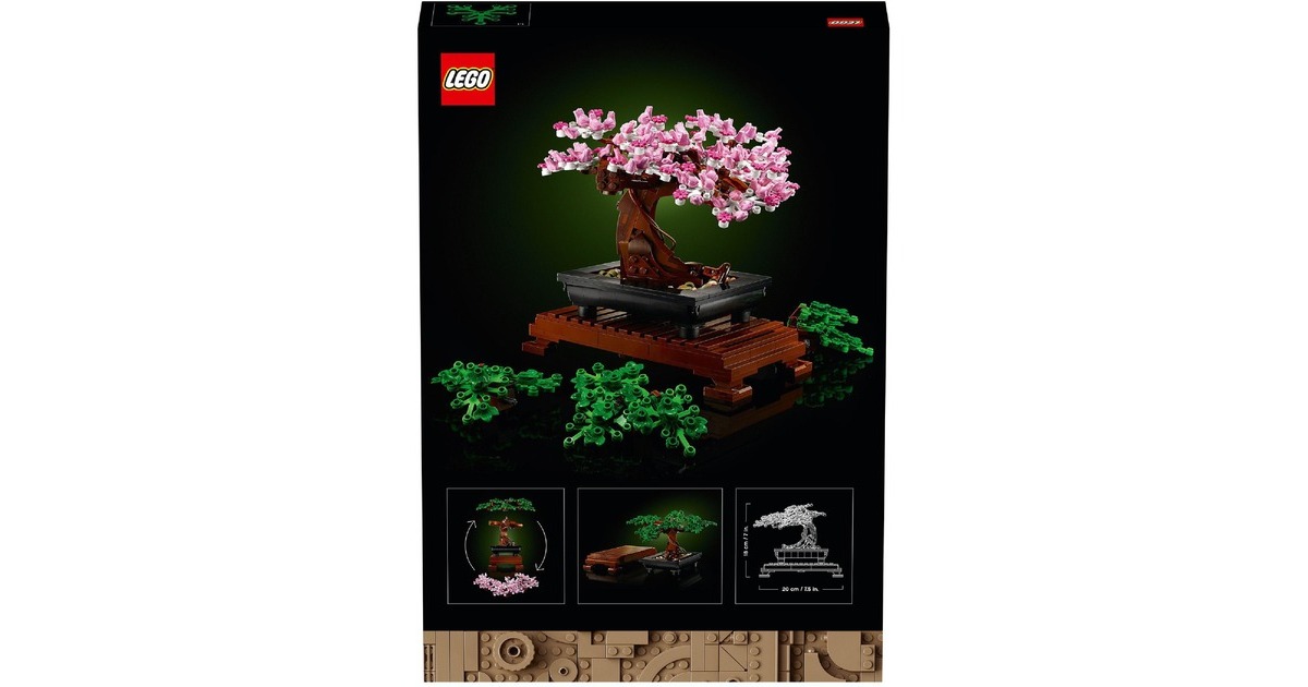 LEGO 10281 Creator Expert Bonsai Baum, Konstruktionsspielzeug Outlet
