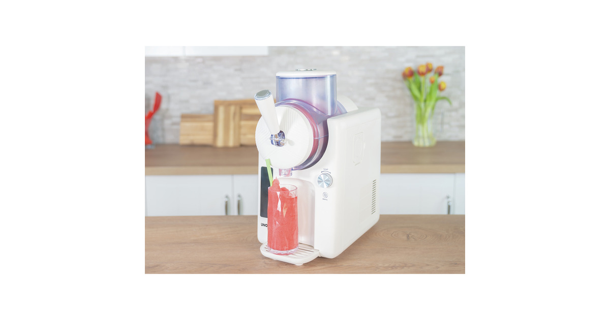 Unold 2-in-1 Slush- & Softeismaschine SOFIE weiß, für 1.500ml Slush ...