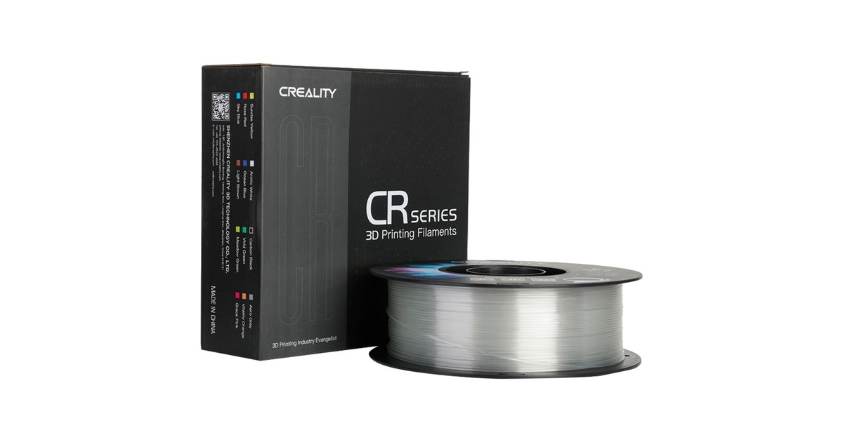 Creality CR-PETG Filament Clear, 3D-Filament transparent, 1 kg, 1,75 mm ...
