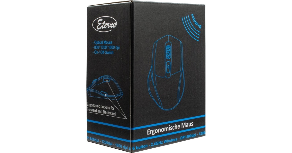 Inter-Tech M-230, Maus schwarz