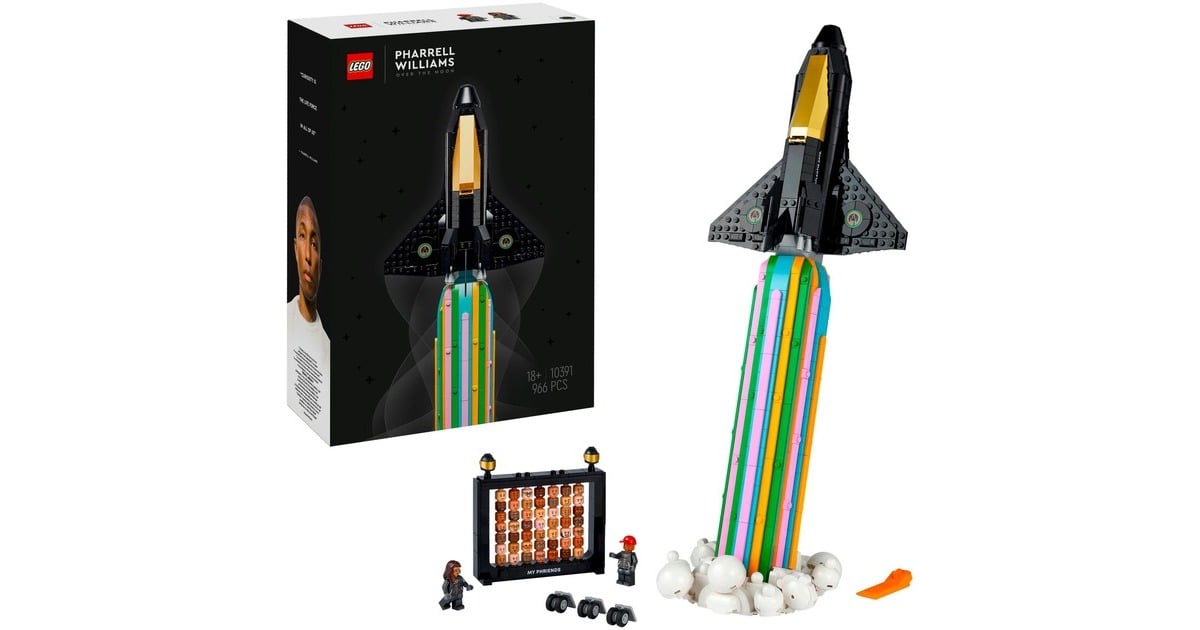 LEGO 10391 Icons Über dem Mond mit Pharrell Williams, Konstruktionsspielzeug