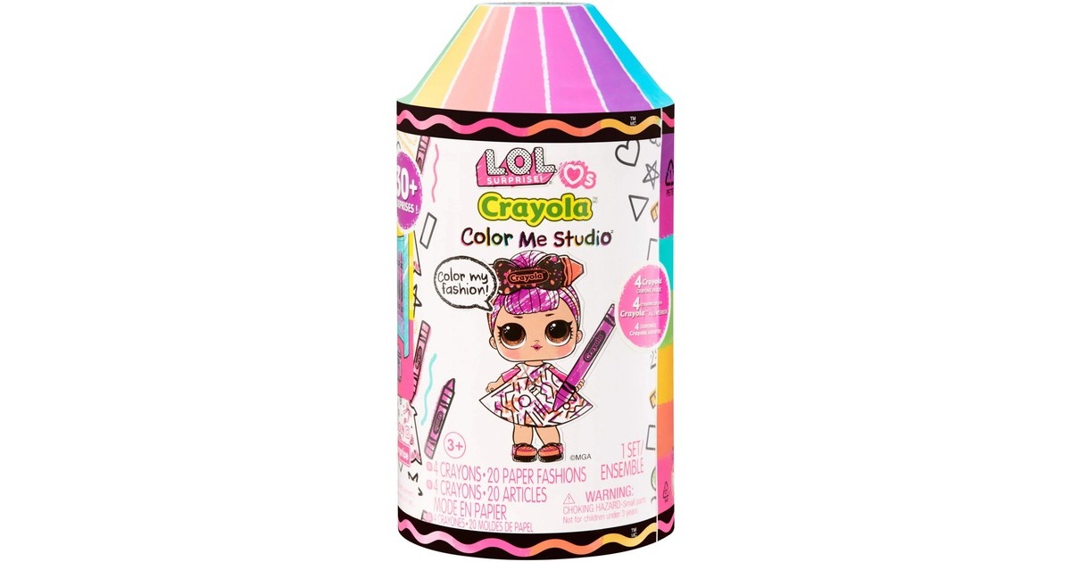 MGA Entertainment L.O.L. Surprise Loves Crayola Color Me Studio ...