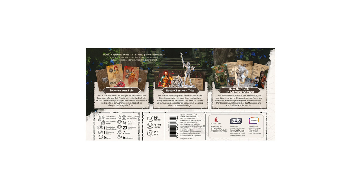 Asmodee The Witcher: Pfad des Schicksals - Triss & Ein Körnchen ...