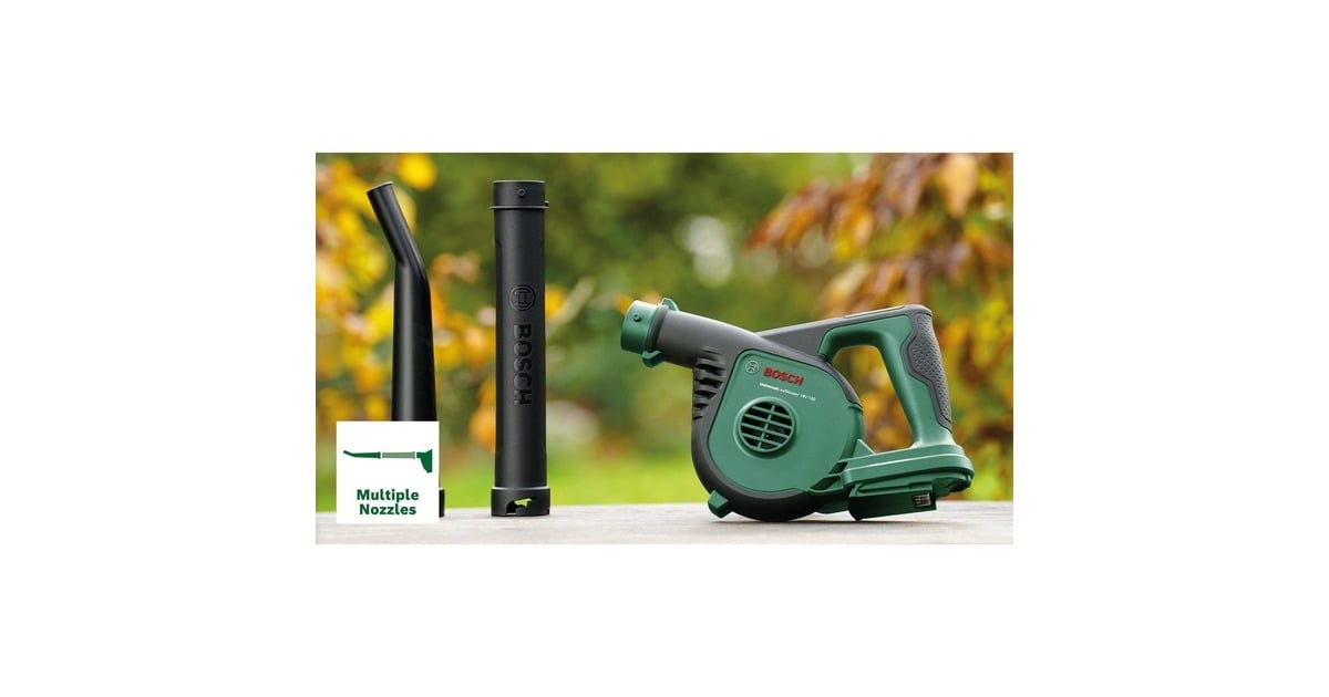 Bosch Heimwerken & Garten Akku-Laubbläser Universal LeafBlower 18V-130, 18Volt grün/schwarz, Li ...