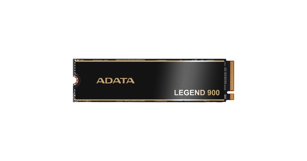 ADATA LEGEND 900 512 GB, SSD schwarz/gold, PCIe 4.0 x4, NVMe 1.4, M.2 2280
