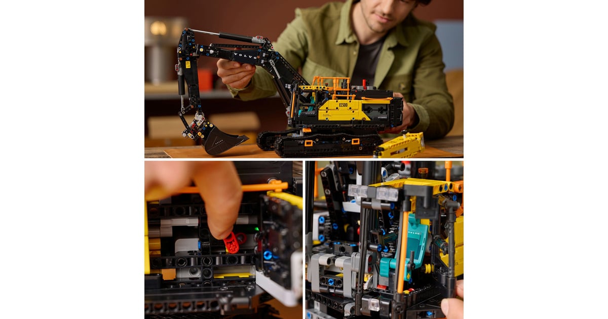 LEGO 42215 Technic Volvo EC500 Hybrid Bagger, Konstruktionsspielzeug