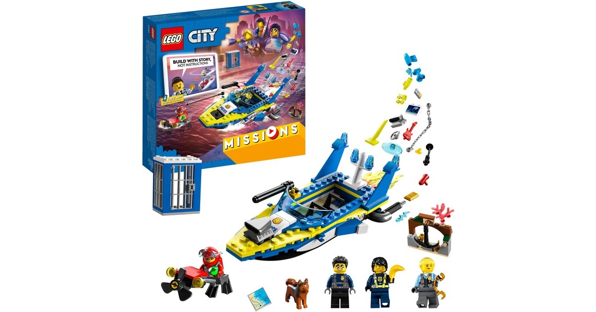 LEGO 60355 City Detektivmissionen der Wasserpolizei ...