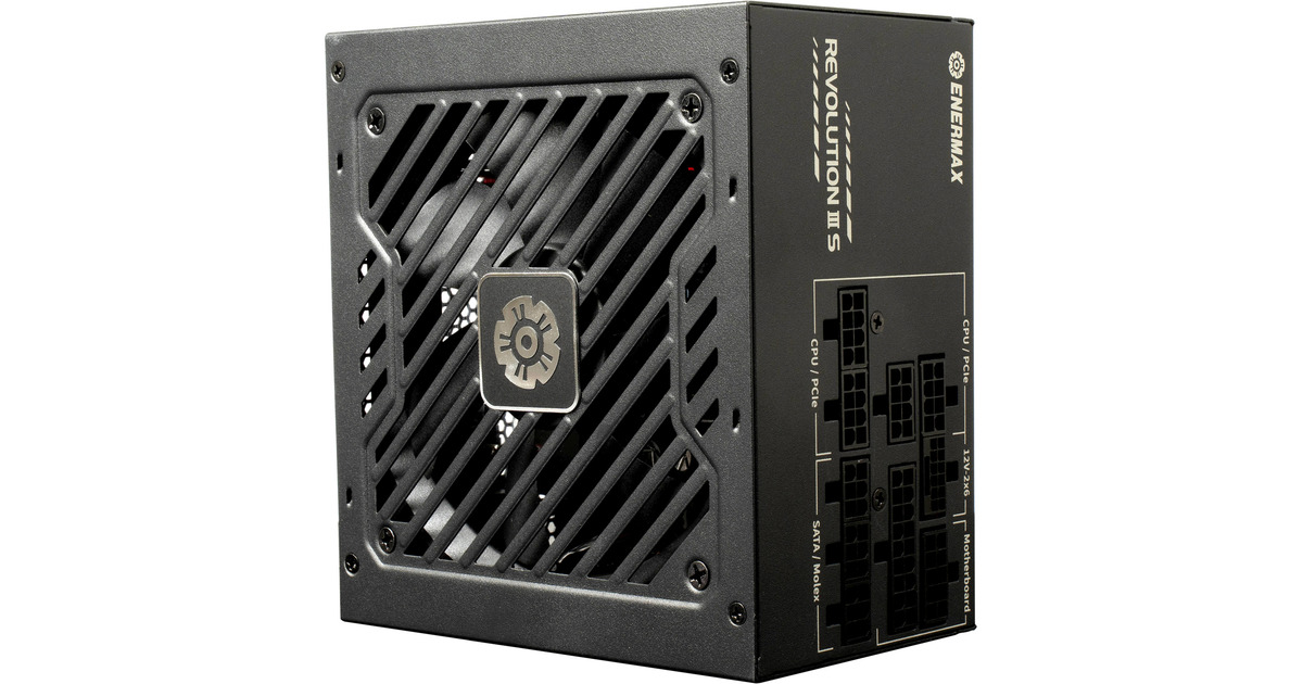 Enermax REVOLUTION III S 1000W, PC-Netzteil schwarz, 1x 12-Pin High ...