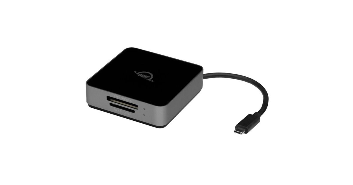 OWC Atlas Dual CFexpress + SD Card Card Reader, Kartenleser aluminium