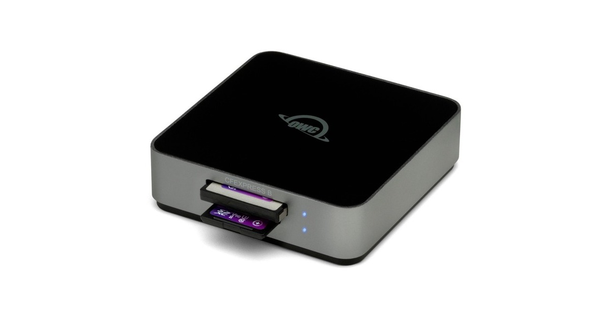 OWC Atlas Dual CFexpress + SD Card Card Reader, Kartenleser aluminium