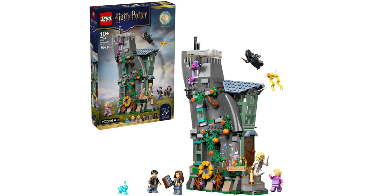 LEGO 76467 Harry Potter Luna Lovegoods Haus, Konstruktionsspielzeug Outlet