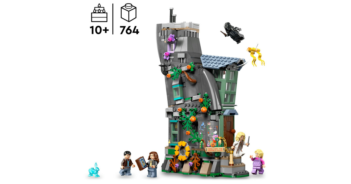 LEGO 76467 Harry Potter Luna Lovegoods Haus, Konstruktionsspielzeug Outlet