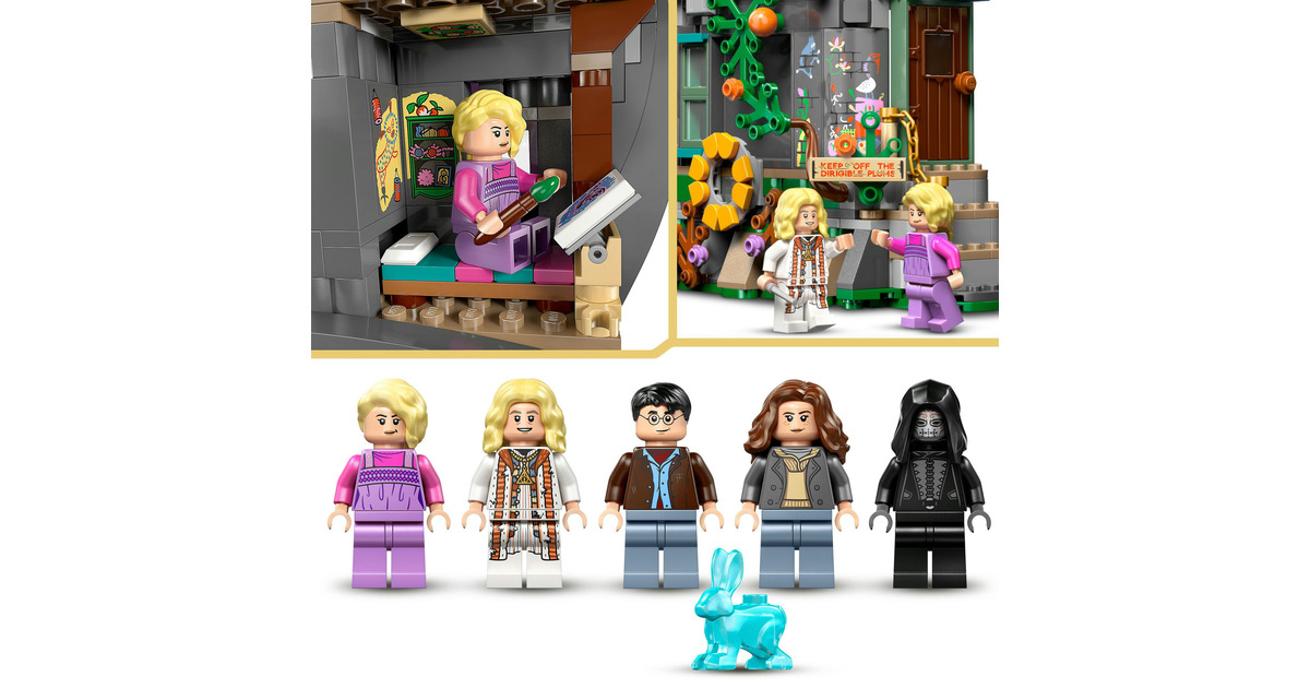 LEGO 76467 Harry Potter Luna Lovegoods Haus, Konstruktionsspielzeug Outlet