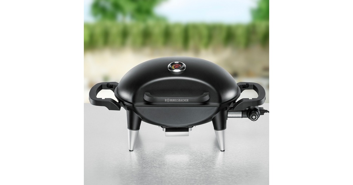 Rommelsbacher Barbecue Elektrogrill BBQ 4000 schwarz, 2.200 Watt