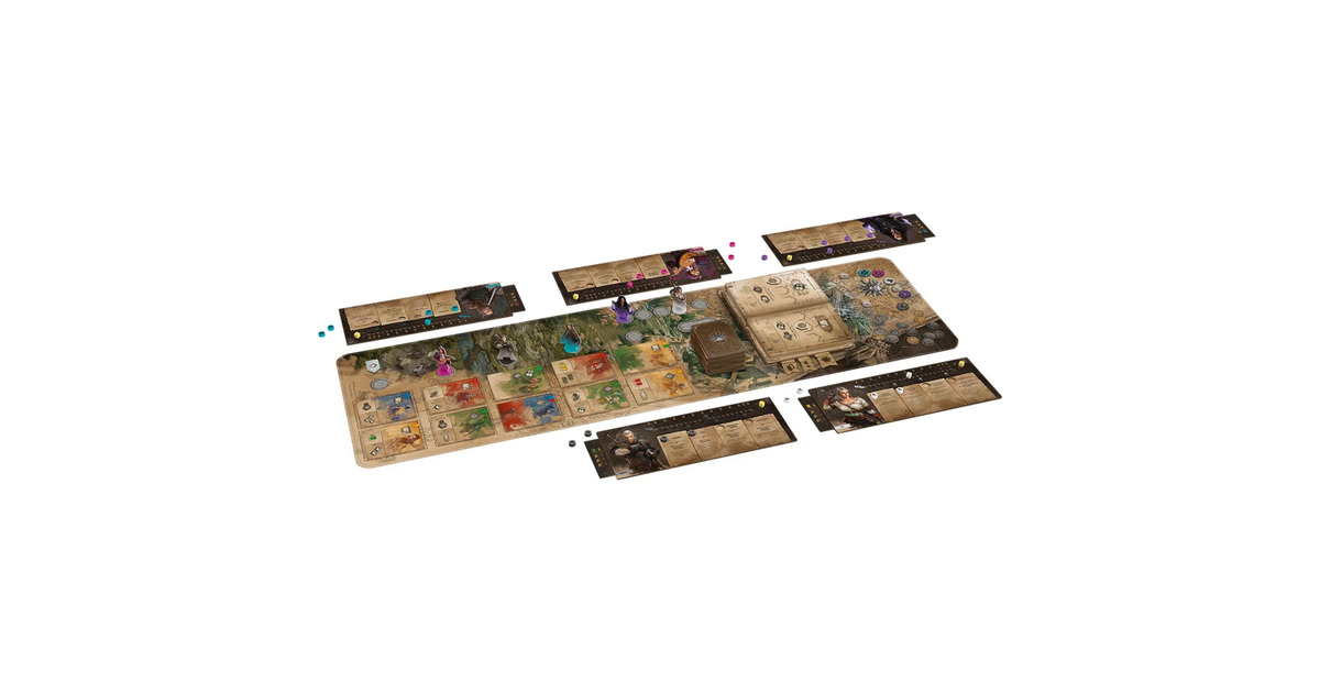 Asmodee The Witcher: Pfad des Schicksals, Brettspiel