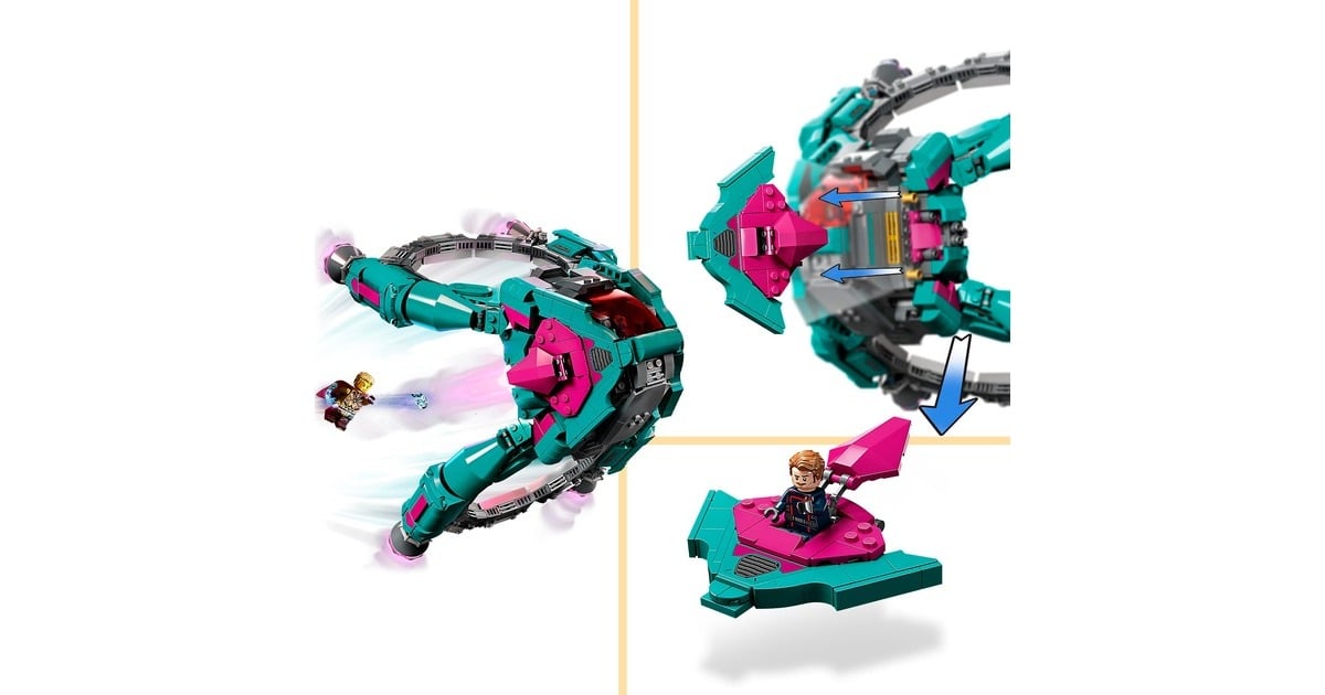 LEGO 76255 Marvel Das neue Schiff der Guardians, Konstruktionsspielzeug