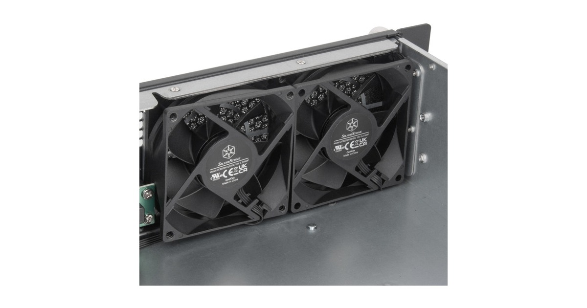 SilverStone SST-RM23-502-MINI, Rack, Server-Gehäuse schwarz