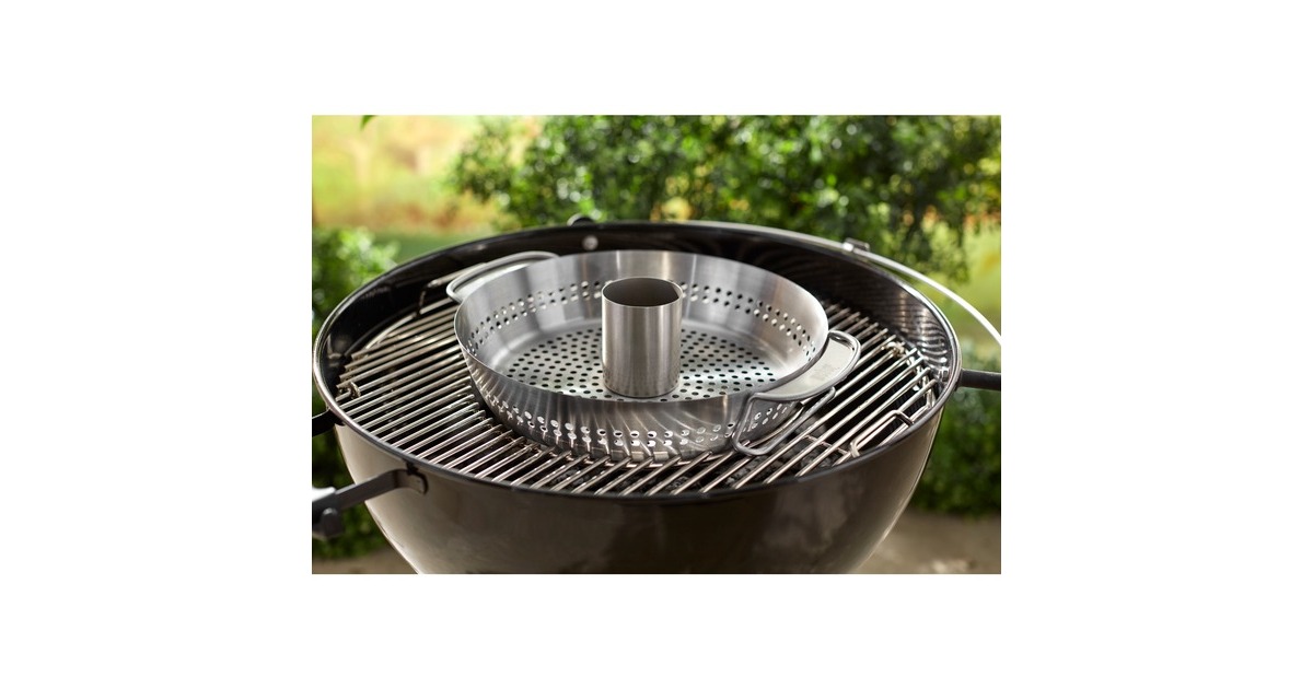 Weber Gourmet BBQ System Ge­flü­gel­hal­ter 8838, Grillkorb edelstahl