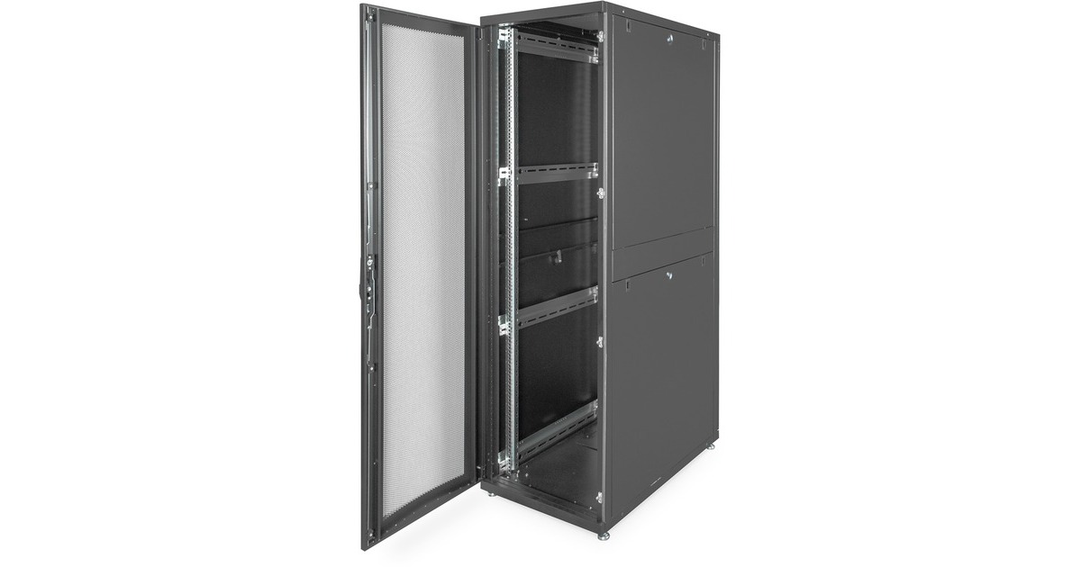 Digitus Serverschrank Unique Serie 600x1000 (BxT), IT-Schrank schwarz ...