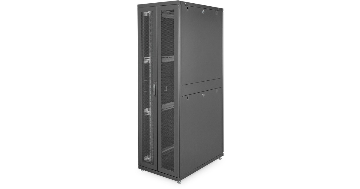 Digitus Serverschrank Unique Serie 600x1000 (BxT), IT-Schrank schwarz ...