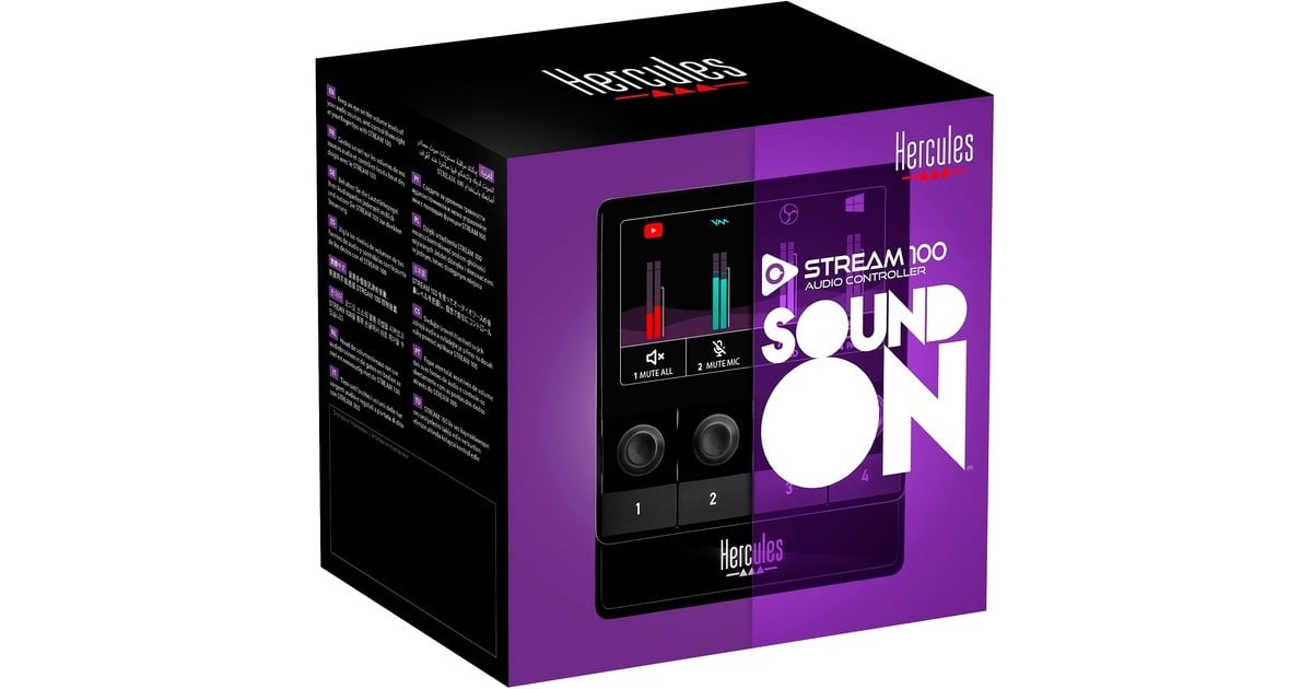 Hercules Stream 100, Mischpult schwarz