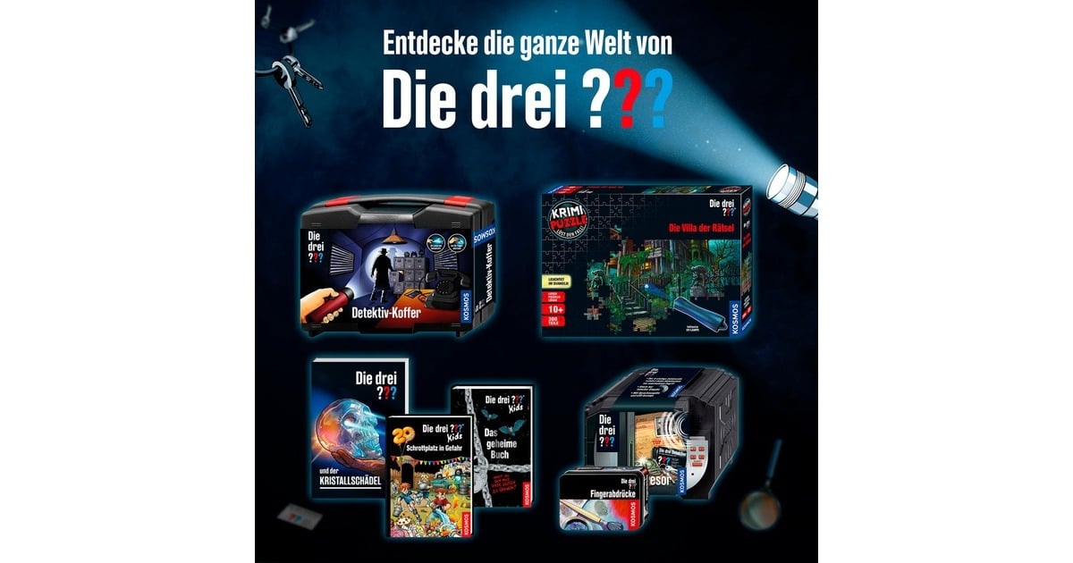 Kosmos Die drei ??? Agentenbrille, Detektiv-Sets
