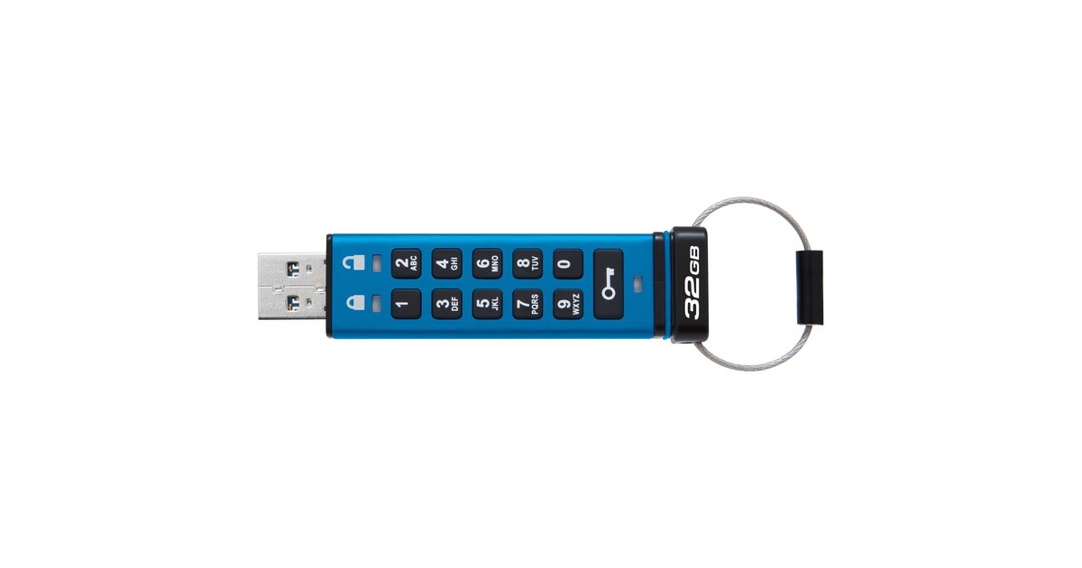 Kingston IronKey Keypad 200 32 GB, USB-Stick USB-A 3.2 Gen 1