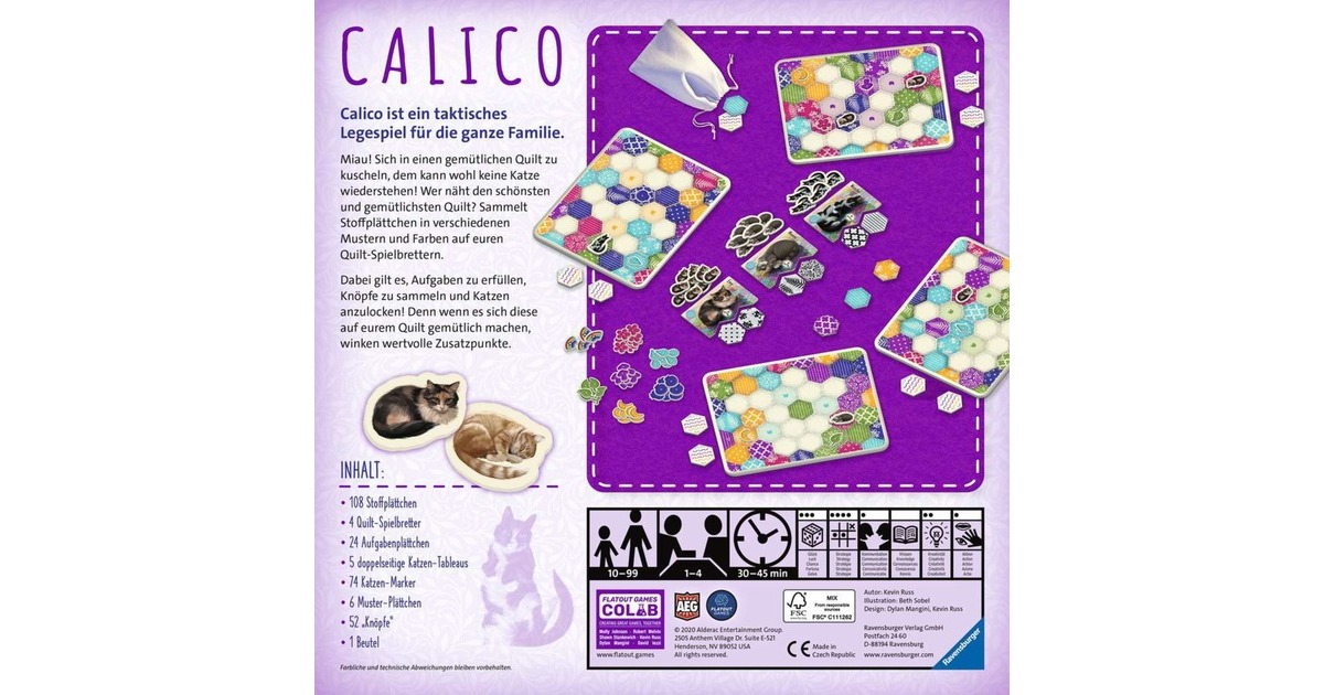Ravensburger Calico, Brettspiel